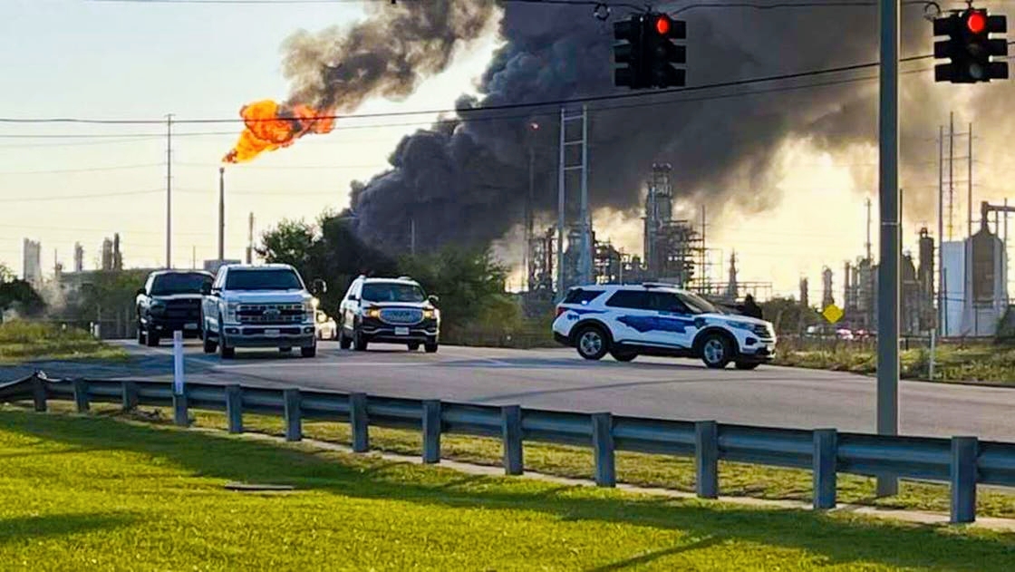 Massive Fire at Valero Refinery in Texas After Strong Explosion